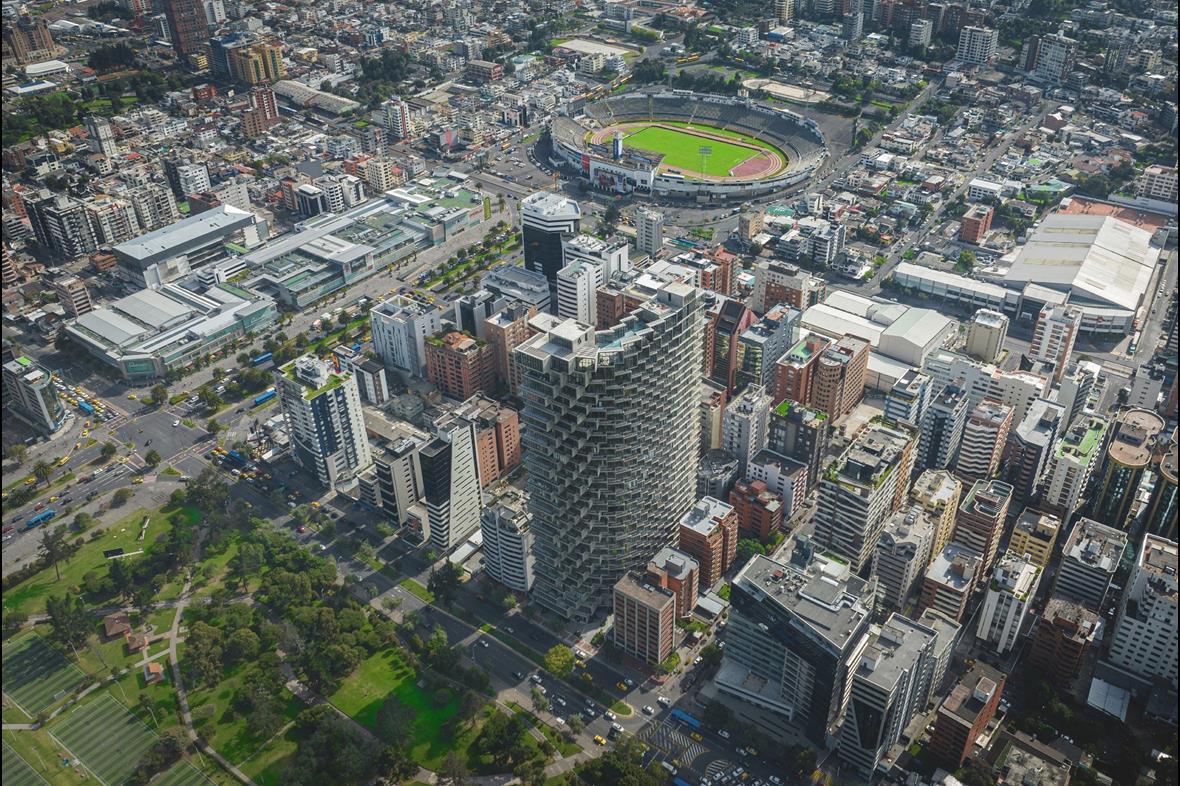 In pictures: BIG completes tallest building in Ecuadorian capital ...